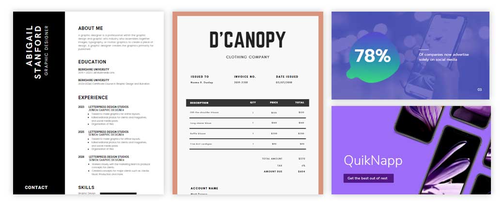 Create beautiful graphics with CANVA platform with a few clicks