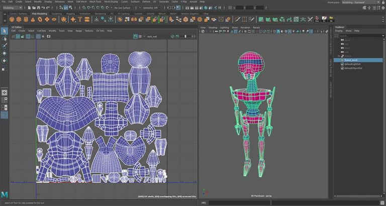 How to bake Ambient Occlusion texture map in Maya - Vray