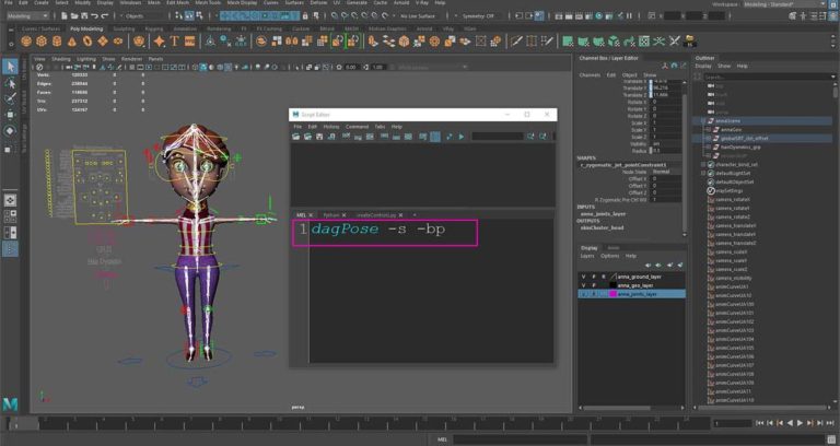 How To Delete All Bindpose And Re Create A New One In Maya