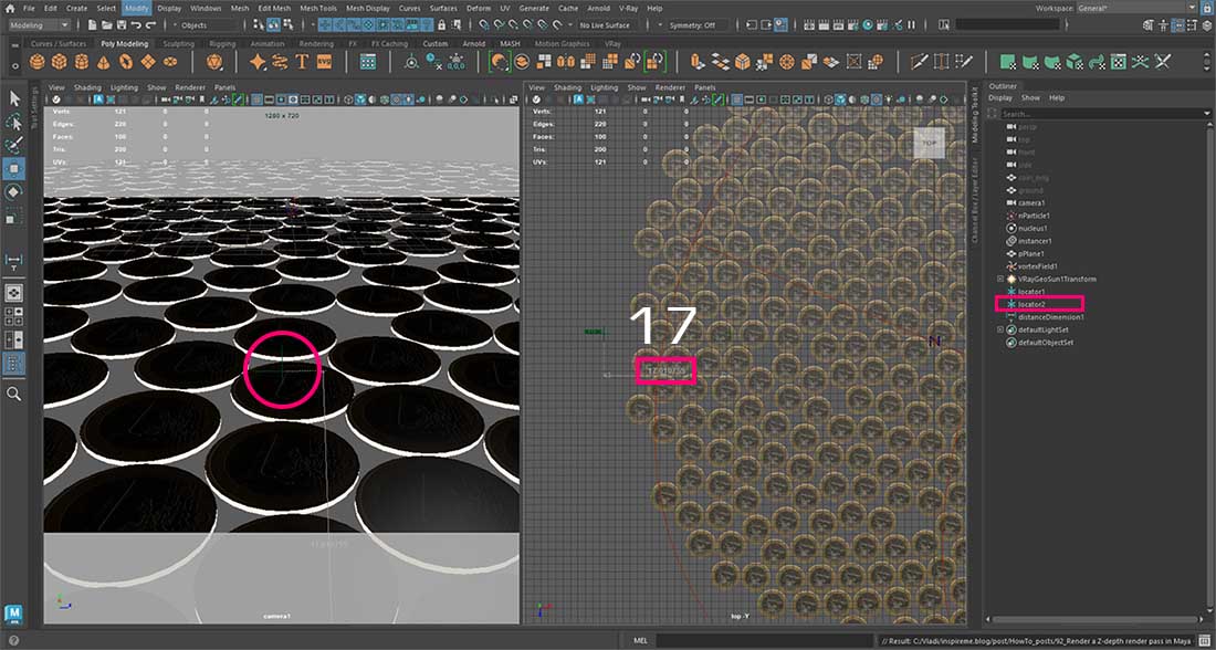 Render A Z Depth Render Pass In Maya Vray