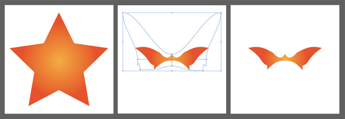 How to use Envelope distort in illustrator (mesh grid)