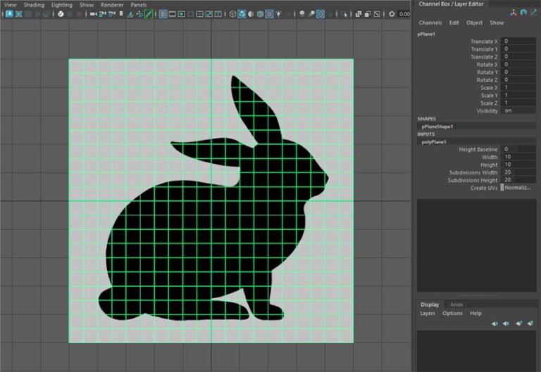 Convert texture to geometry in Maya